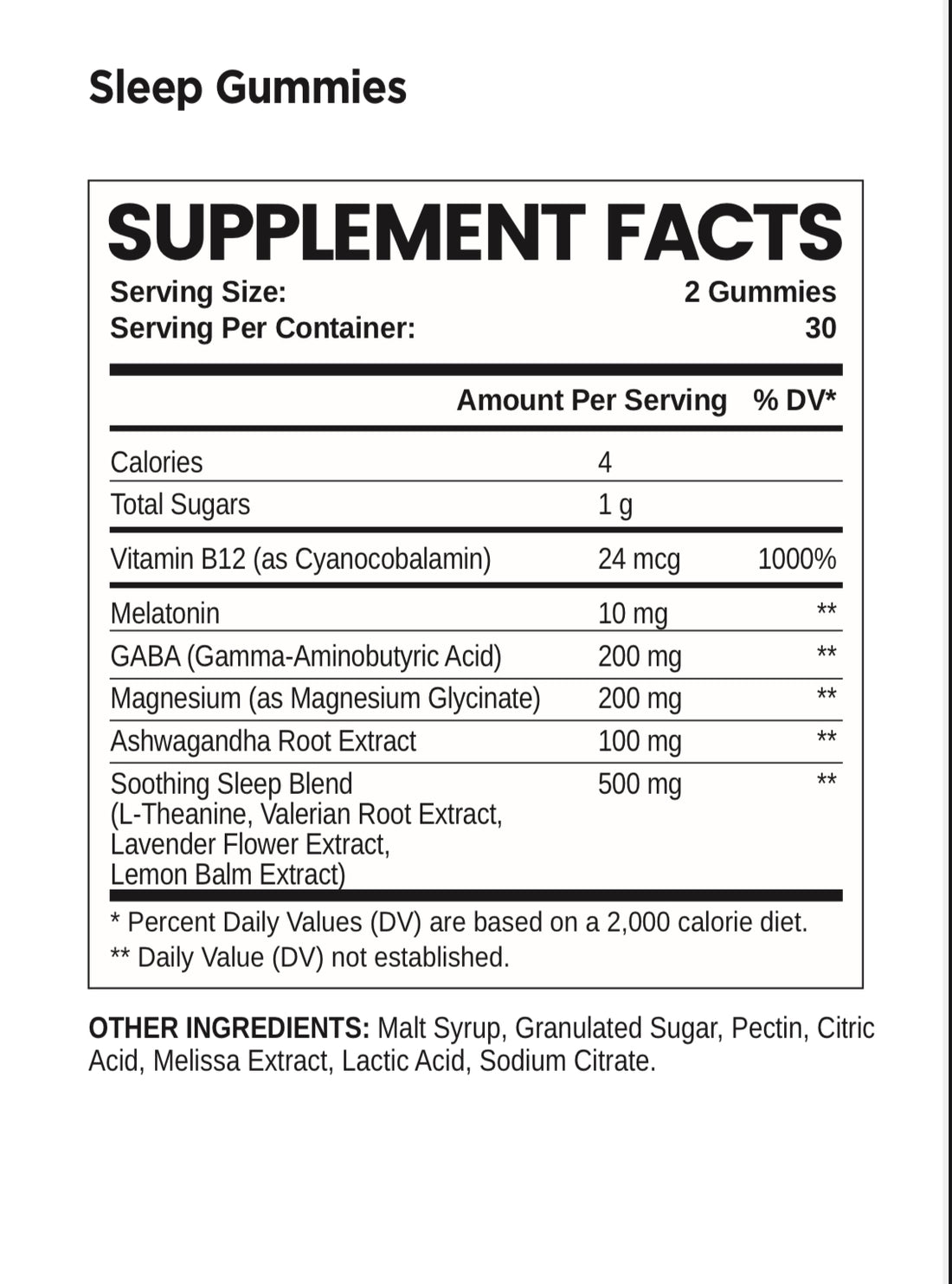 Sleep Gummies with Melatonin & Ashwangandha| I Wanna Sleep